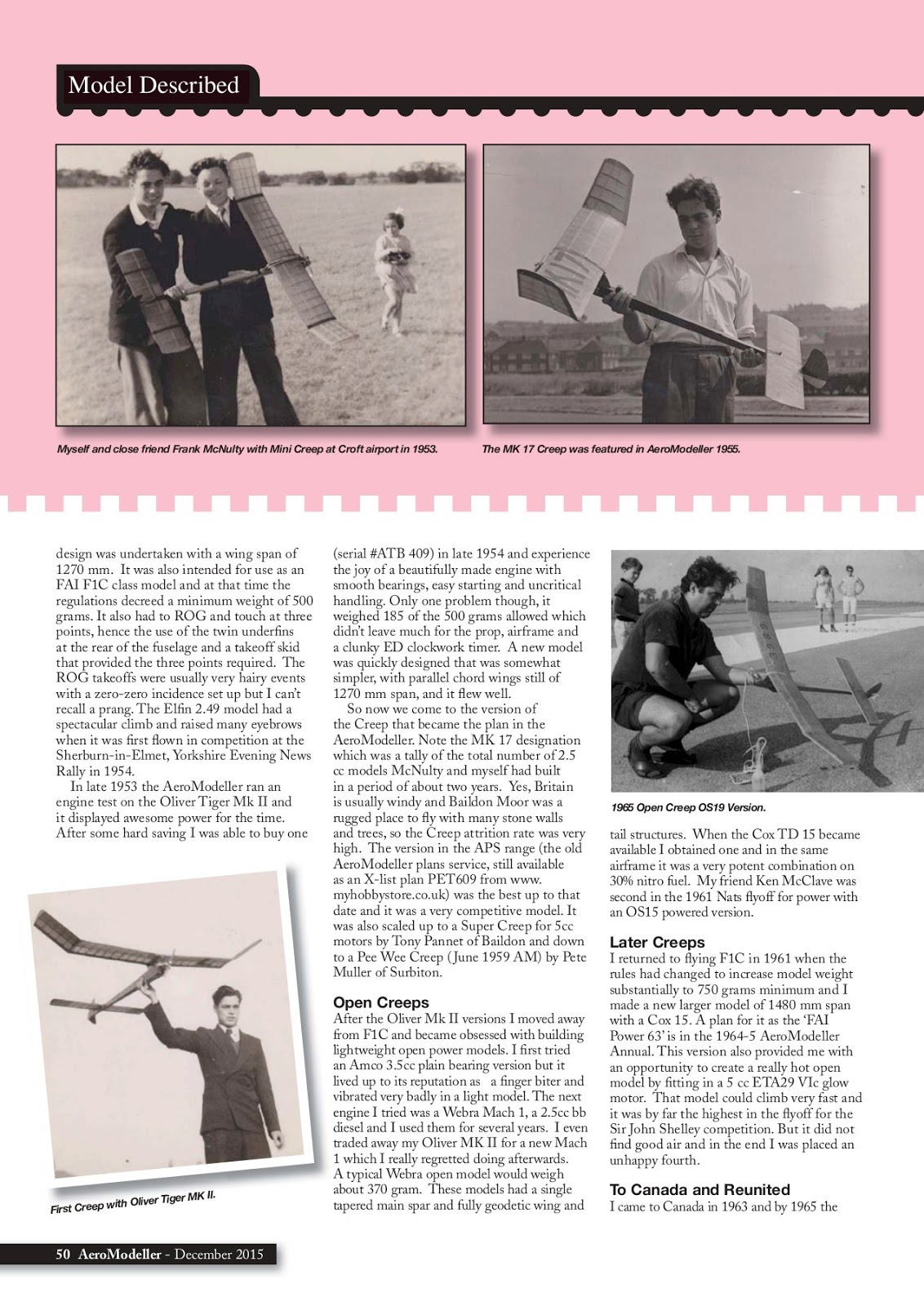 Volar Libremente - Free Flight Models Airplanes: CREEP de Brian ...