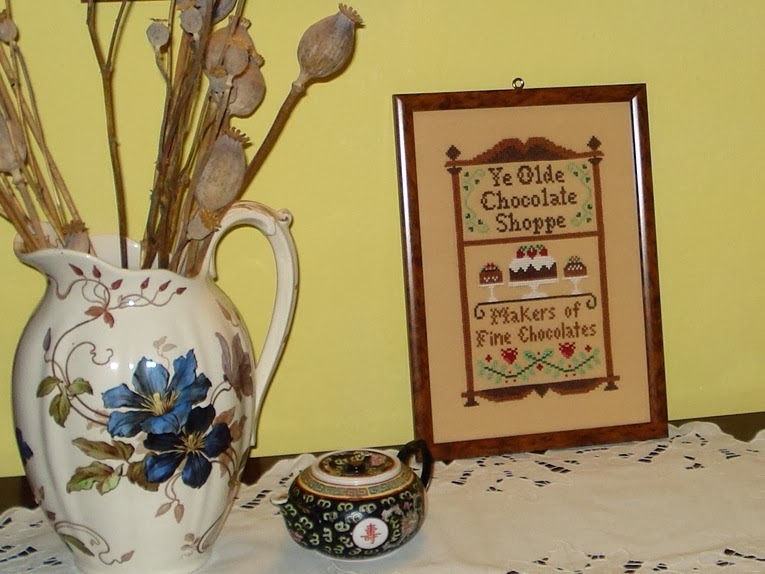 Krížikové vyšívanie: Cukráreň