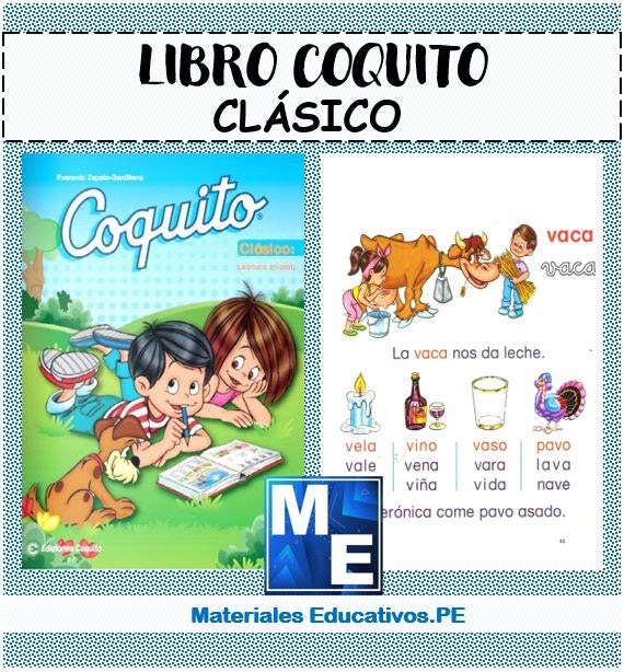 Materiales Educativos. PE: Libro Coquito Clásico I