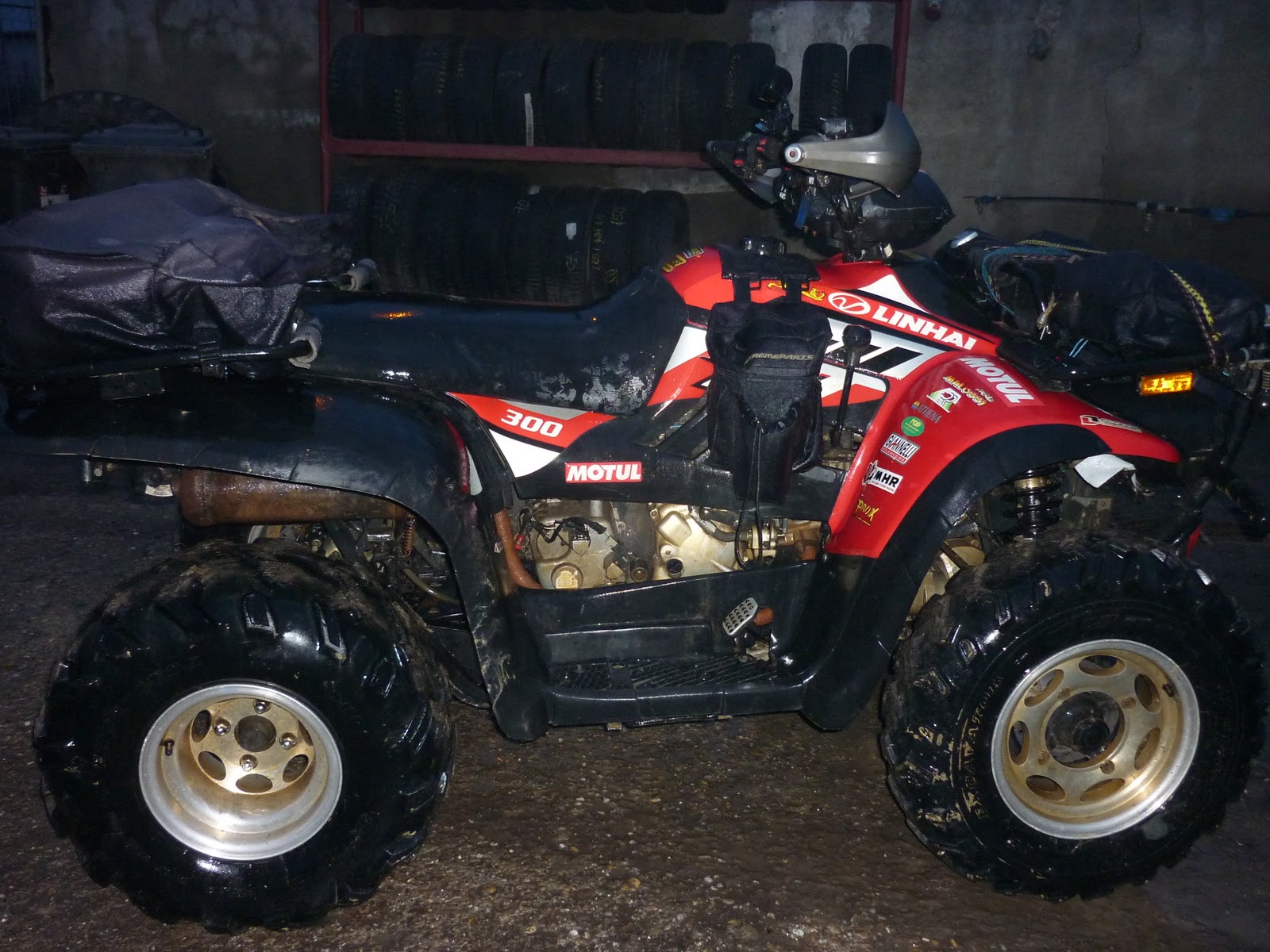 off road: iarna in padure cu atv-urile (19.02.2011)