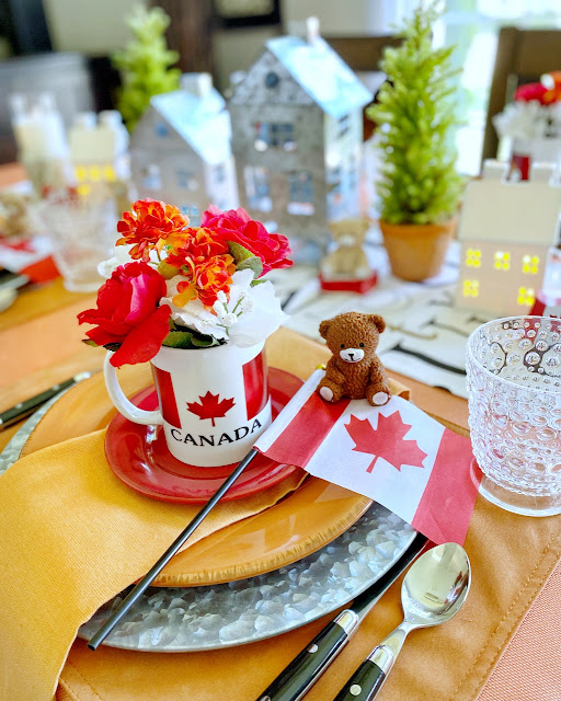 Dining Delight: Every Child Matters Tablescape for Canada Day