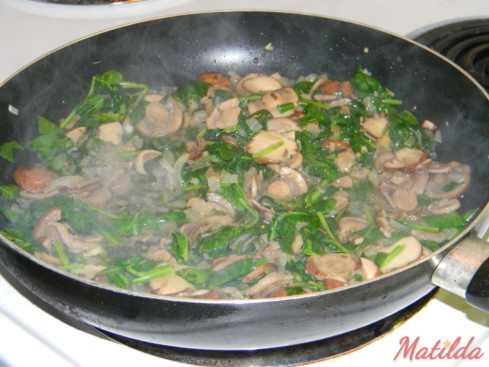 Matilda Makes: Spinach & Mushroom Chimichangas