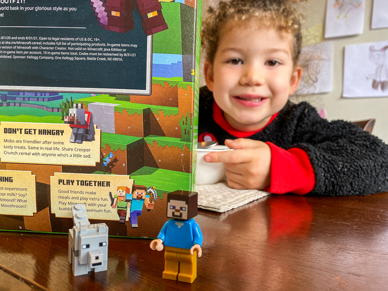 Tales of the Flowers: Saturday Morning Cereals - Minecraft Creeper Crunch