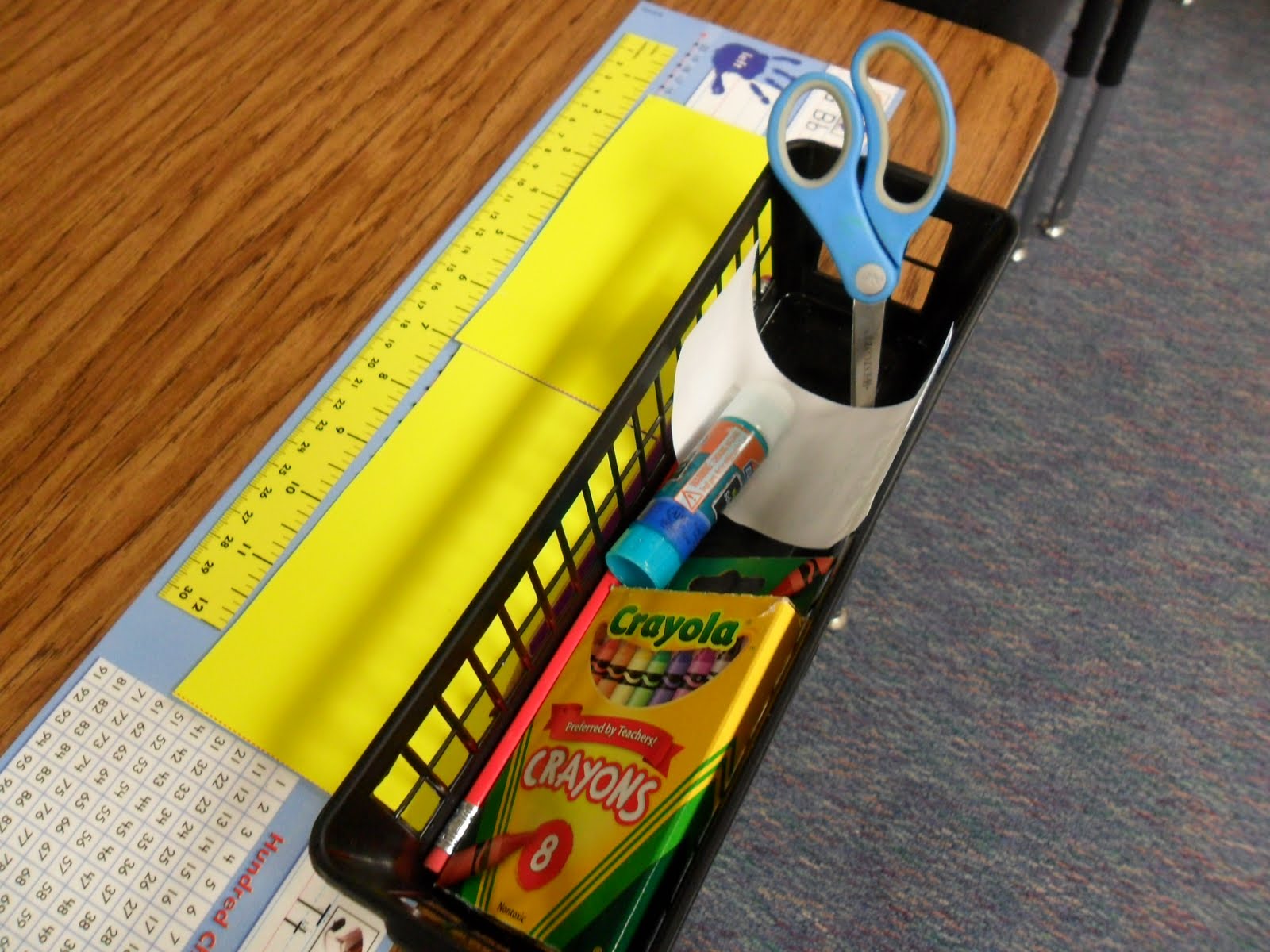 OT Tools for Public Schools: Individual Baskets for Elementary School Desks