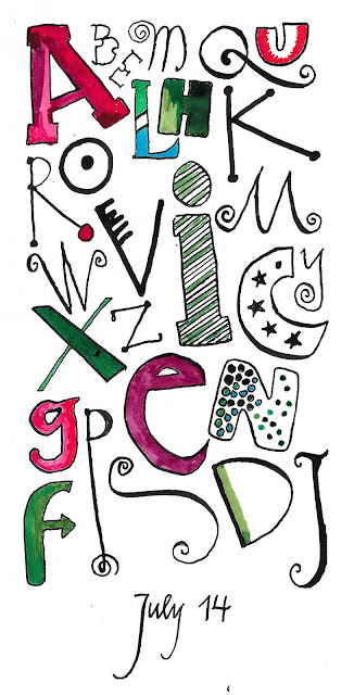 Art With a Needle: Checking in on calligraphy 1