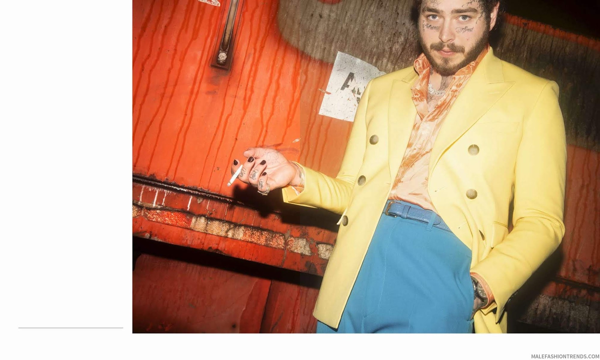 Post Malone para GQ Style USA en fotos de Jason Nocito