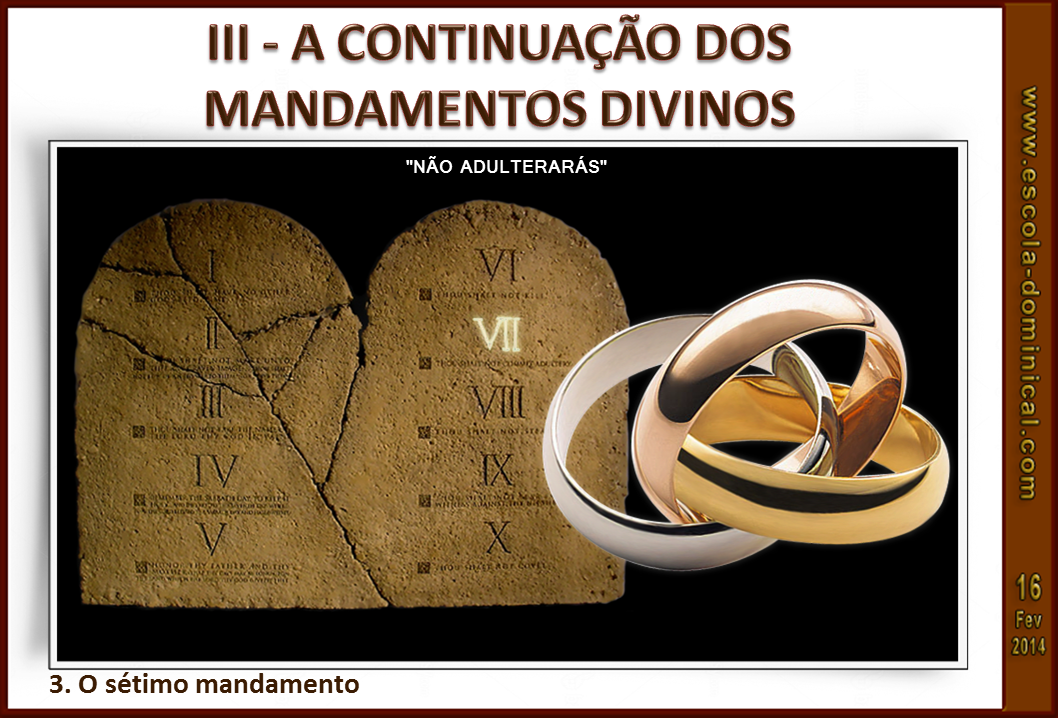 EBD CONGREGAÇÃO 184 - NAÇÃO 71 - MANAUS: Lição 7 - Os Dez Mandamentos ...