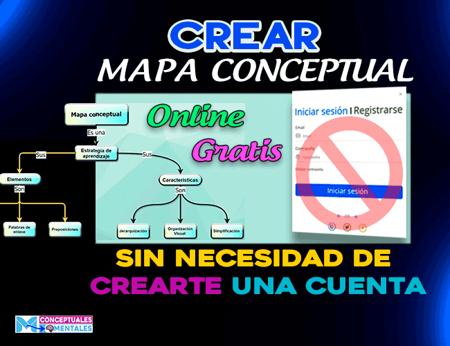 Crear mapa conceptual online gratis sin registro full creativo