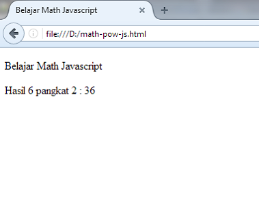 objek math pow javascript