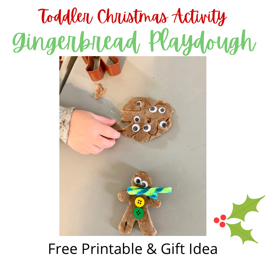 {Gingerbread Play Dough} Christmas Toddler Activity & Homemade Gift ...