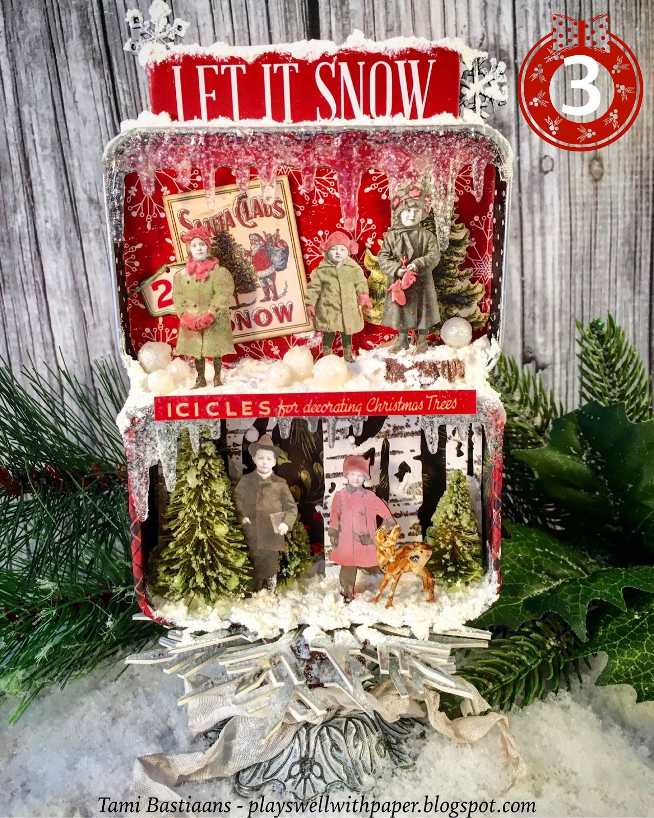 Plays Well With Paper: Twelve Days of Tim Holtz Christmas 2019