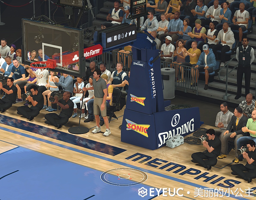 NBA 2K21 Memphis Grizzlies Latest Stanchion V1.1 by BLP