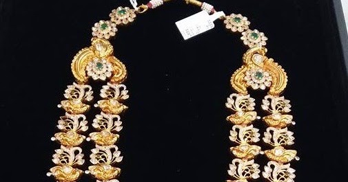 Two Layer Diamond Floral Long Set - Jewellery Designs