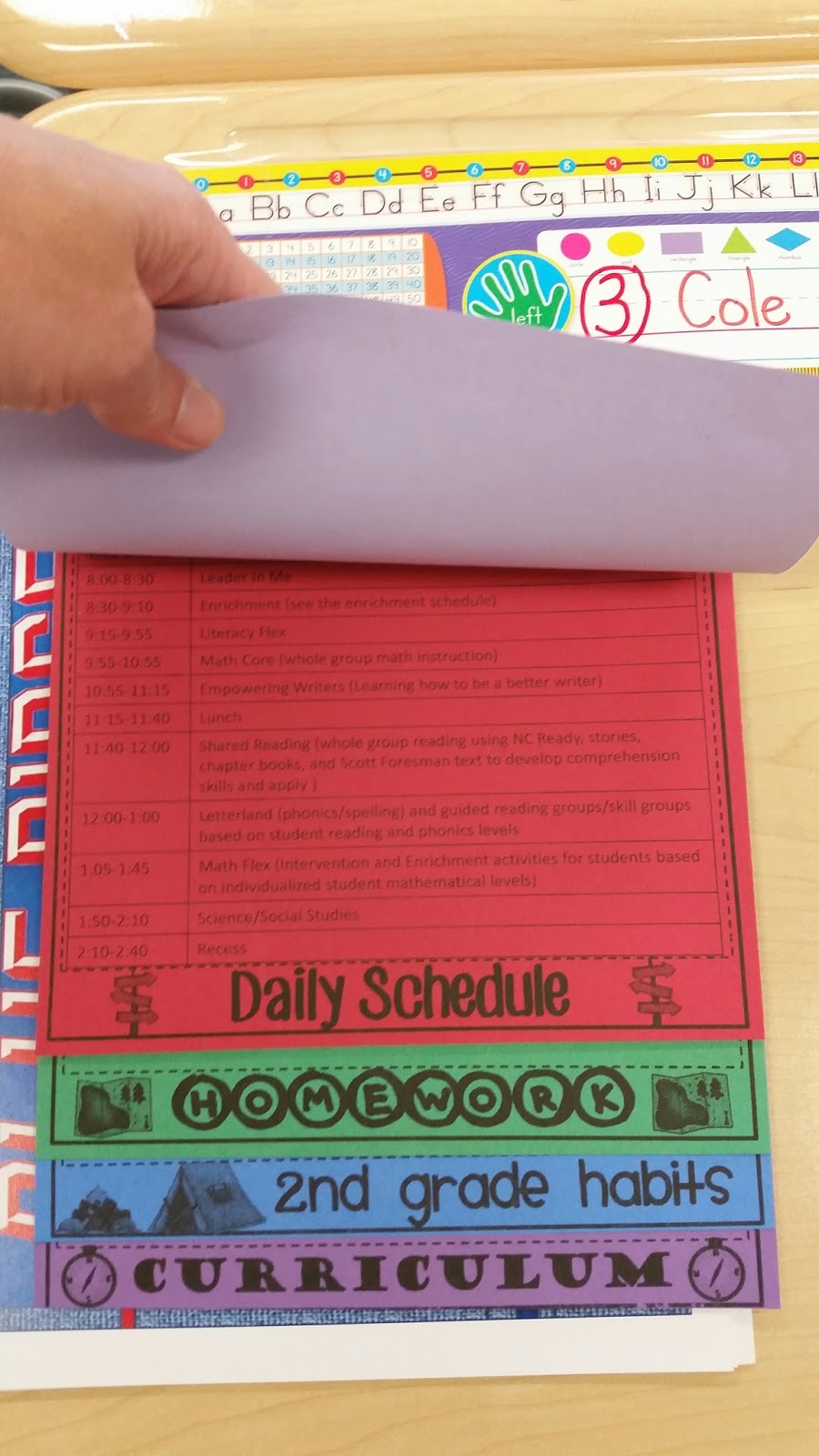 Blue Ridge Second Grade Days: Camping Themed Beginning Of The Year Flipbook