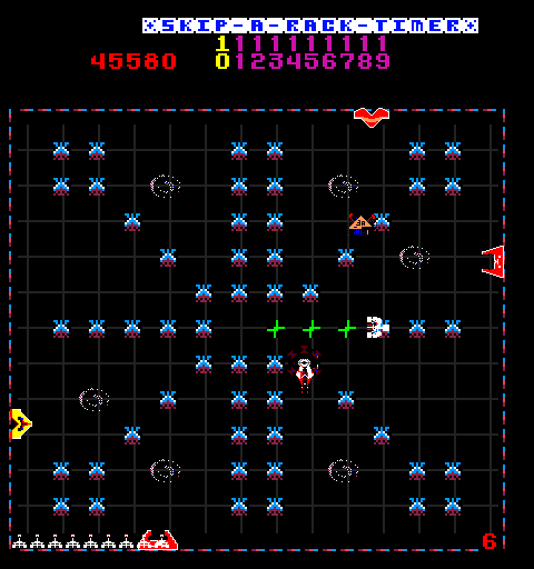 No inicio de algumas fases, um dispositivo (laranja e azul com antenas ...