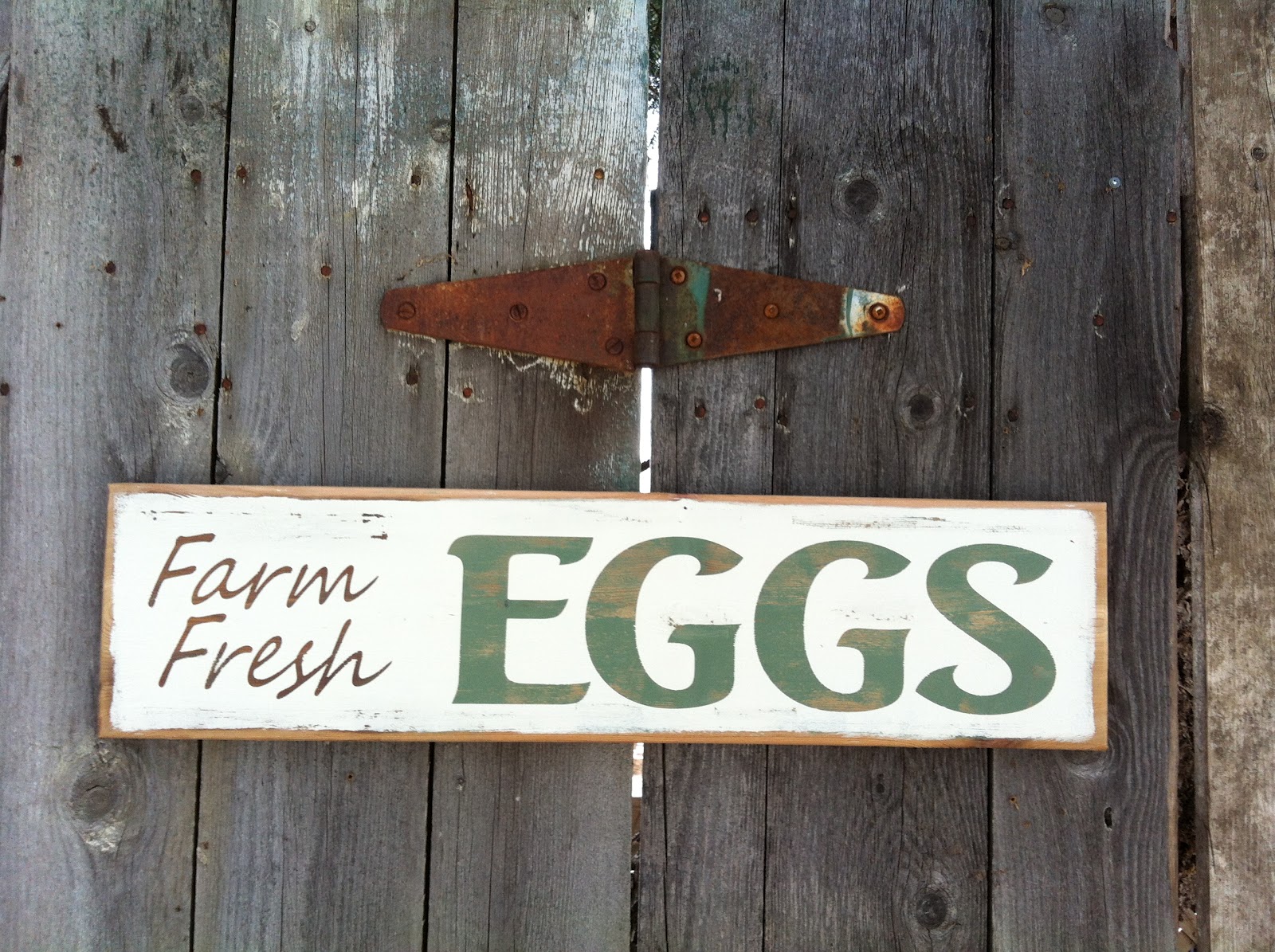 Rusty Nail Signs: Painted Country Signs - $25