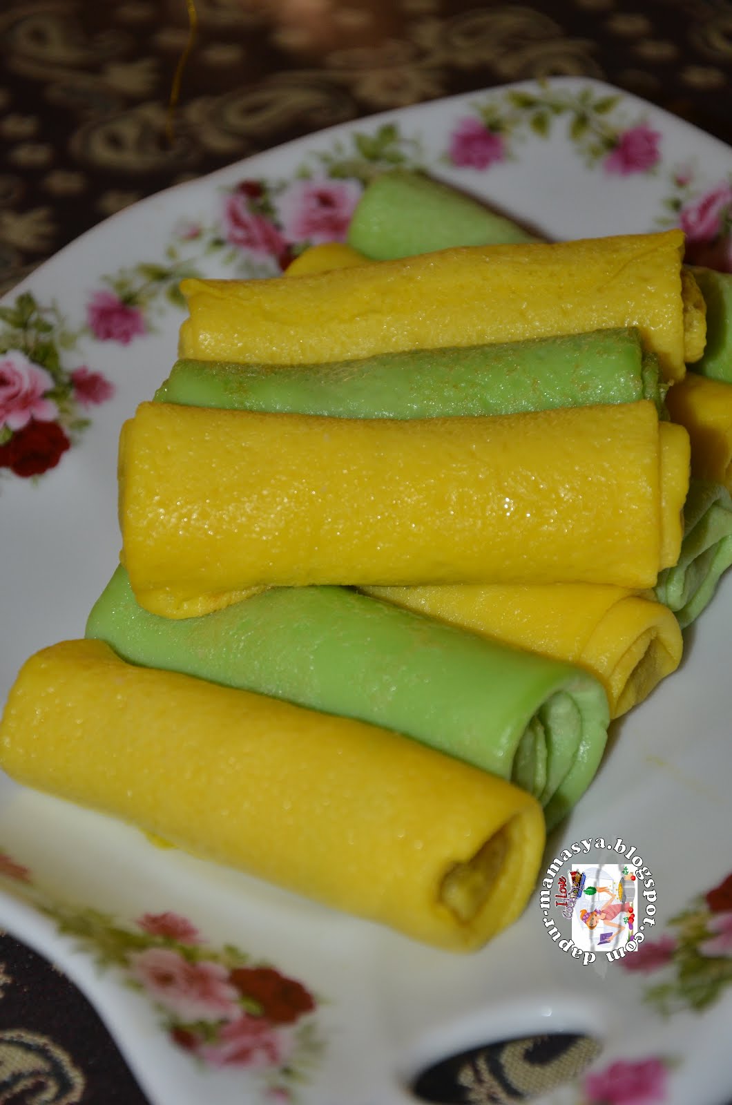 Dapur Mamasya: Kuih Ketayap Hijau Kuning