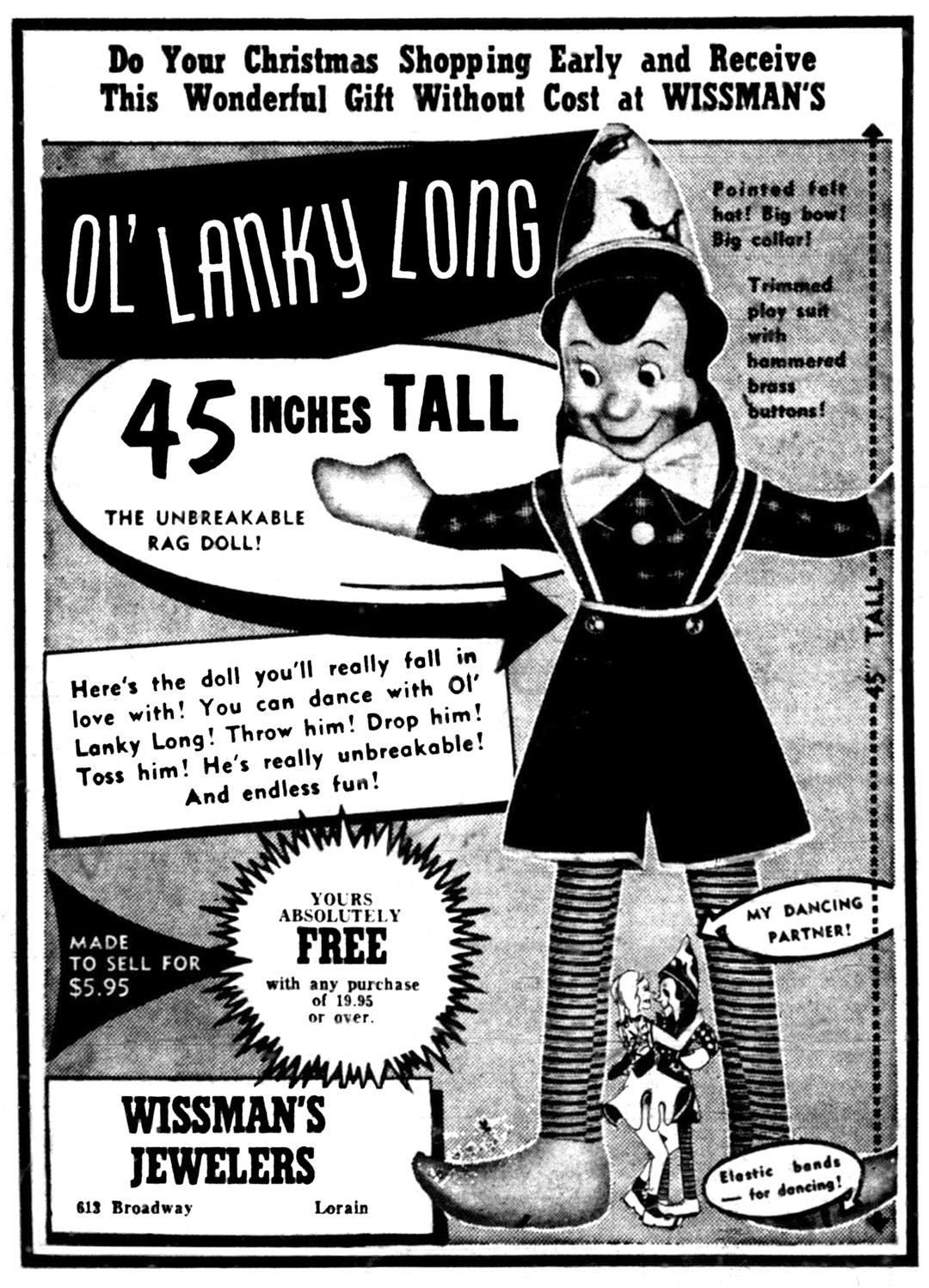 Brady's Bunch of Lorain County Nostalgia: The Return of Ol’ Lanky Long