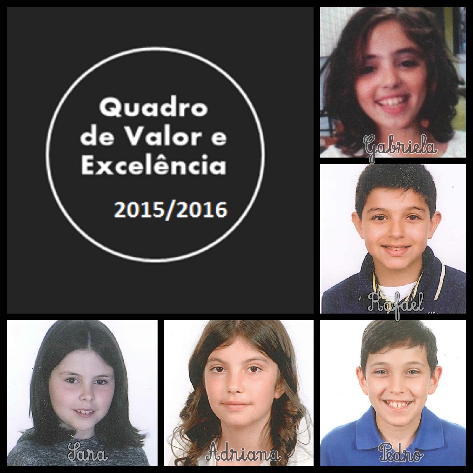 Crescer com Valores: Quadro de Valor e de Excelência