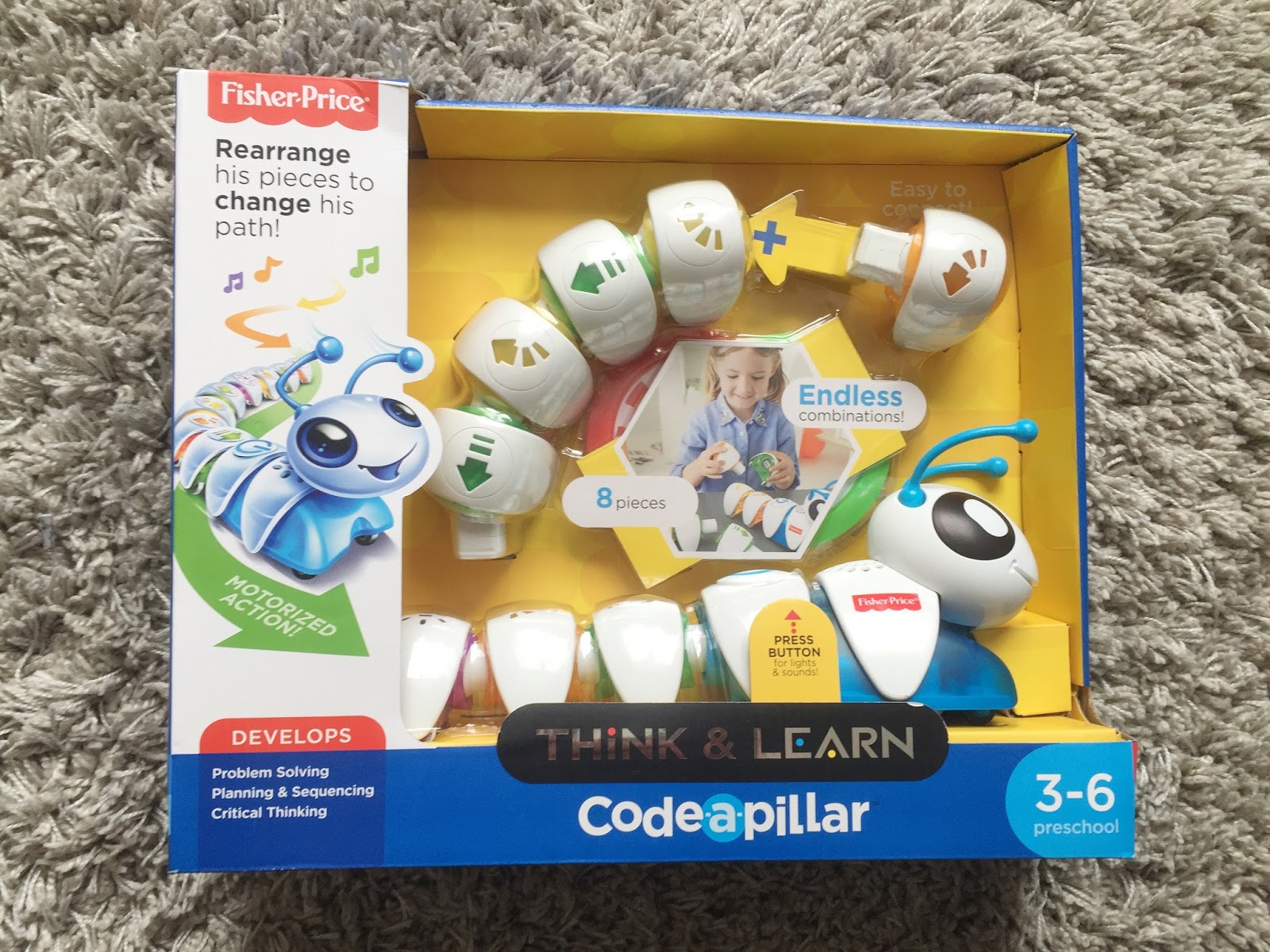 Fisher Price Code-A-Pillar - Eyes On Stage