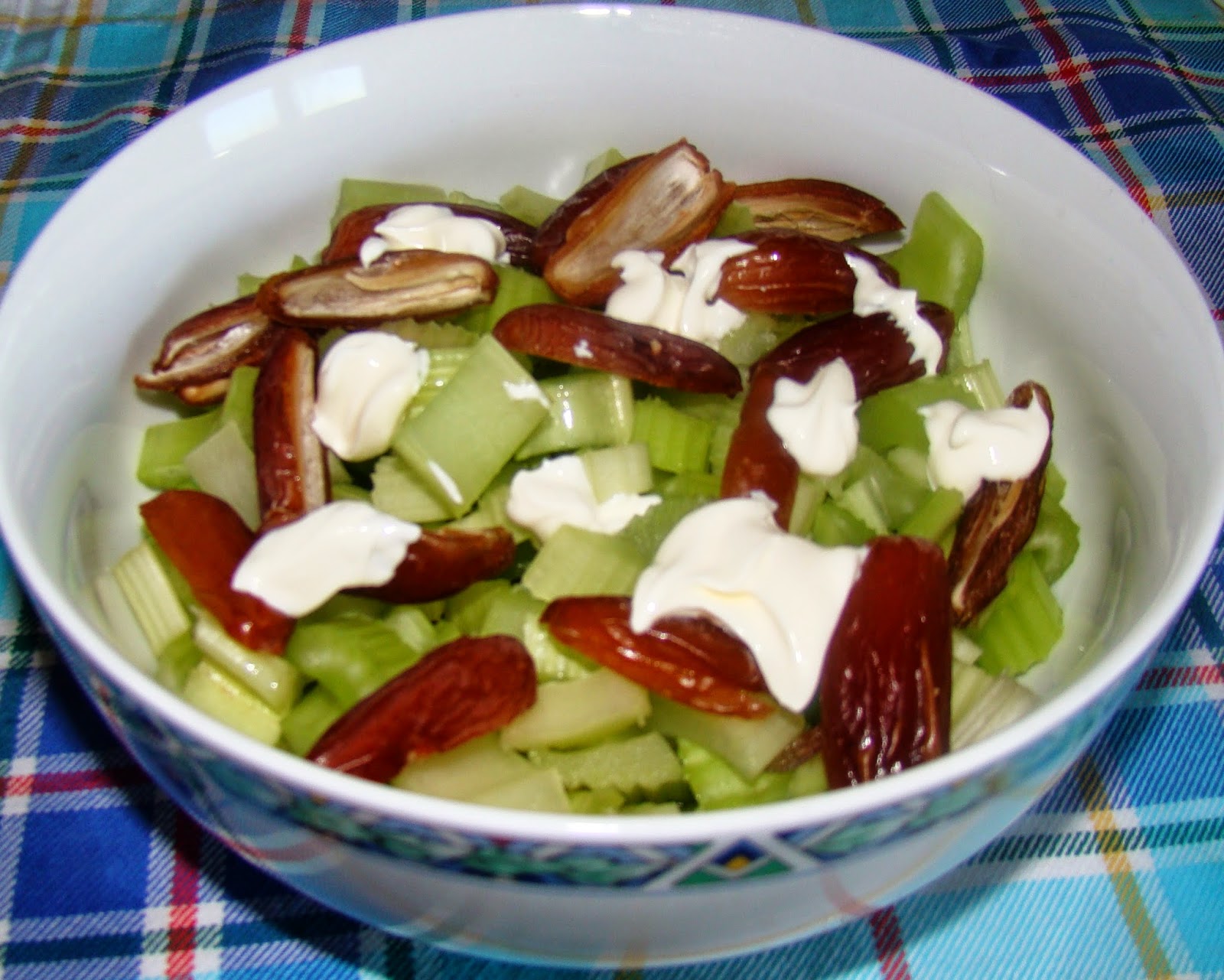 Bij Anne: Salade met bleekselderij