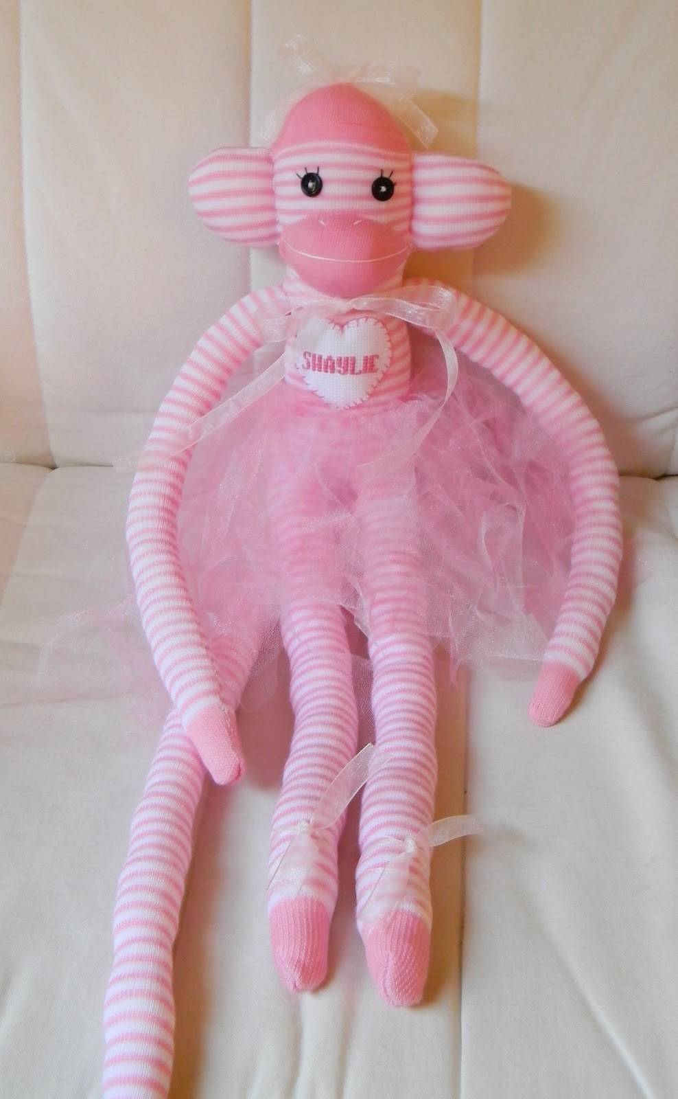 Kelly Spencer Studios: Ballerina Sock Monkey