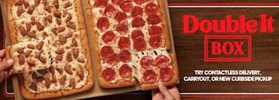 Pizza Hut's New "Double It" Box Includes Two Rectangular, 1-Topping ...