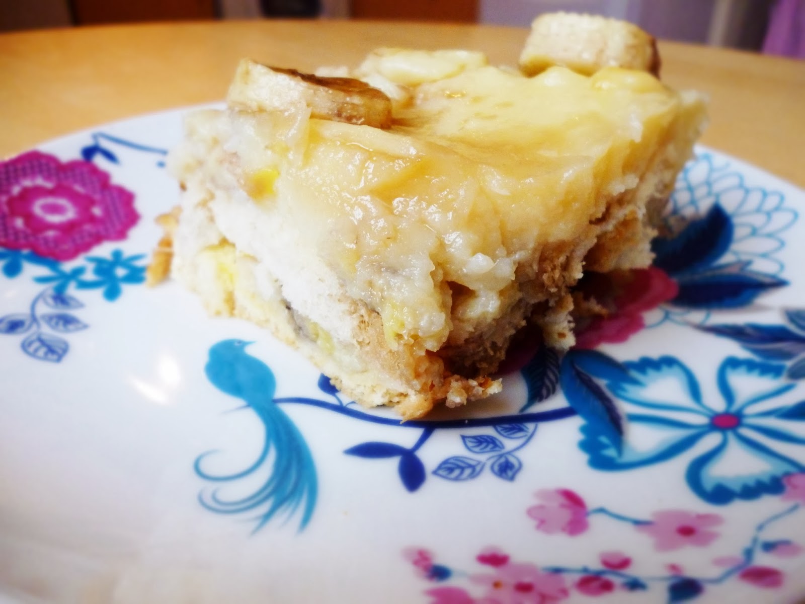 Cake Of The Week: Banana Bourbon Bread & Butter Pudding [Low Fat]
