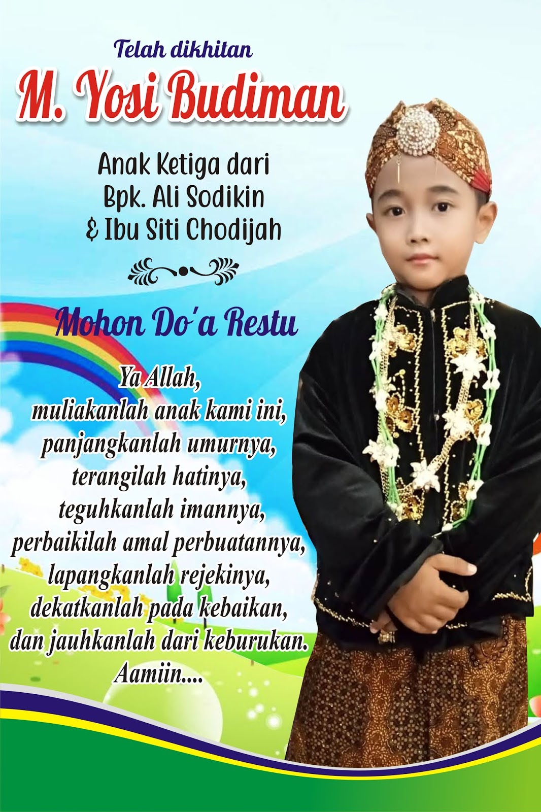 Jasa Desain Banner Khitan dan Cetak Banner Khitanan - Athaya Prima