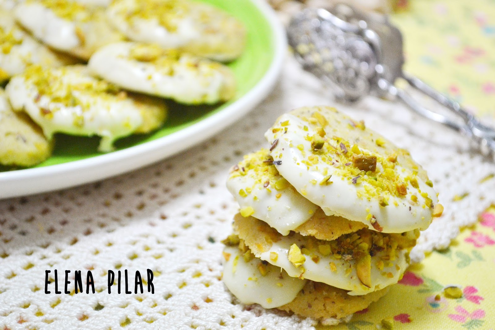 Galletas de pistacho y cardamomo