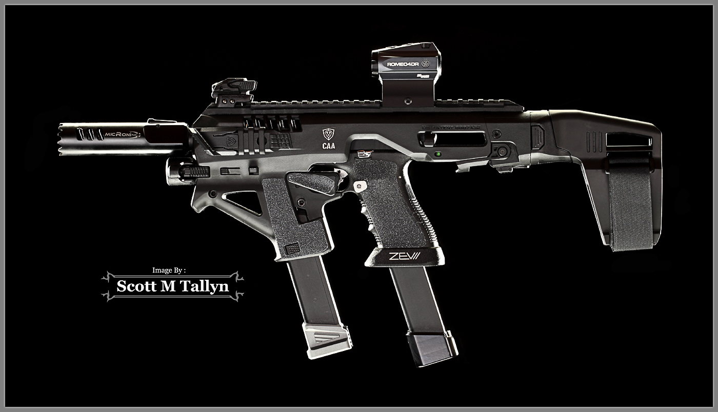 GunShots Photography: Micro Roni Gen 4 Pistol Conversion
