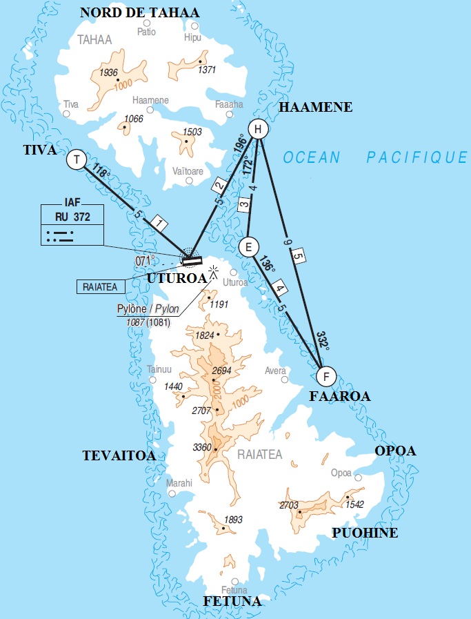 Aéroclub des Iles sous le Vent: Cartes aéronautiques de Polynésie Française