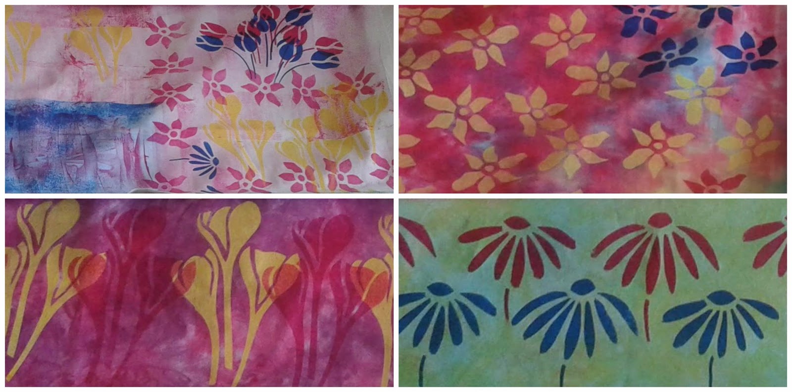 threadfairy: Dyeing, printing and quilting - what fun!