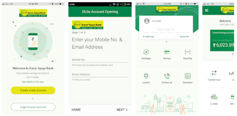 KVB - DLite & Mobile Banking Mobile Apps - Youth Apps