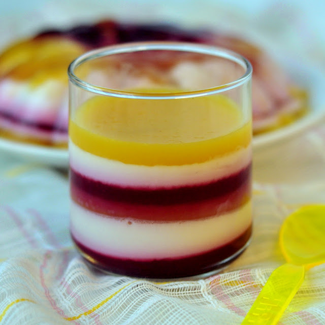 Širšių lizdas: Dryžuota aviečių ir apelsinų žele