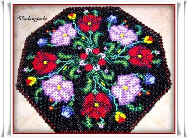 Intricate Beaded Doily Patterns by dadanyperles / The Beading Gem