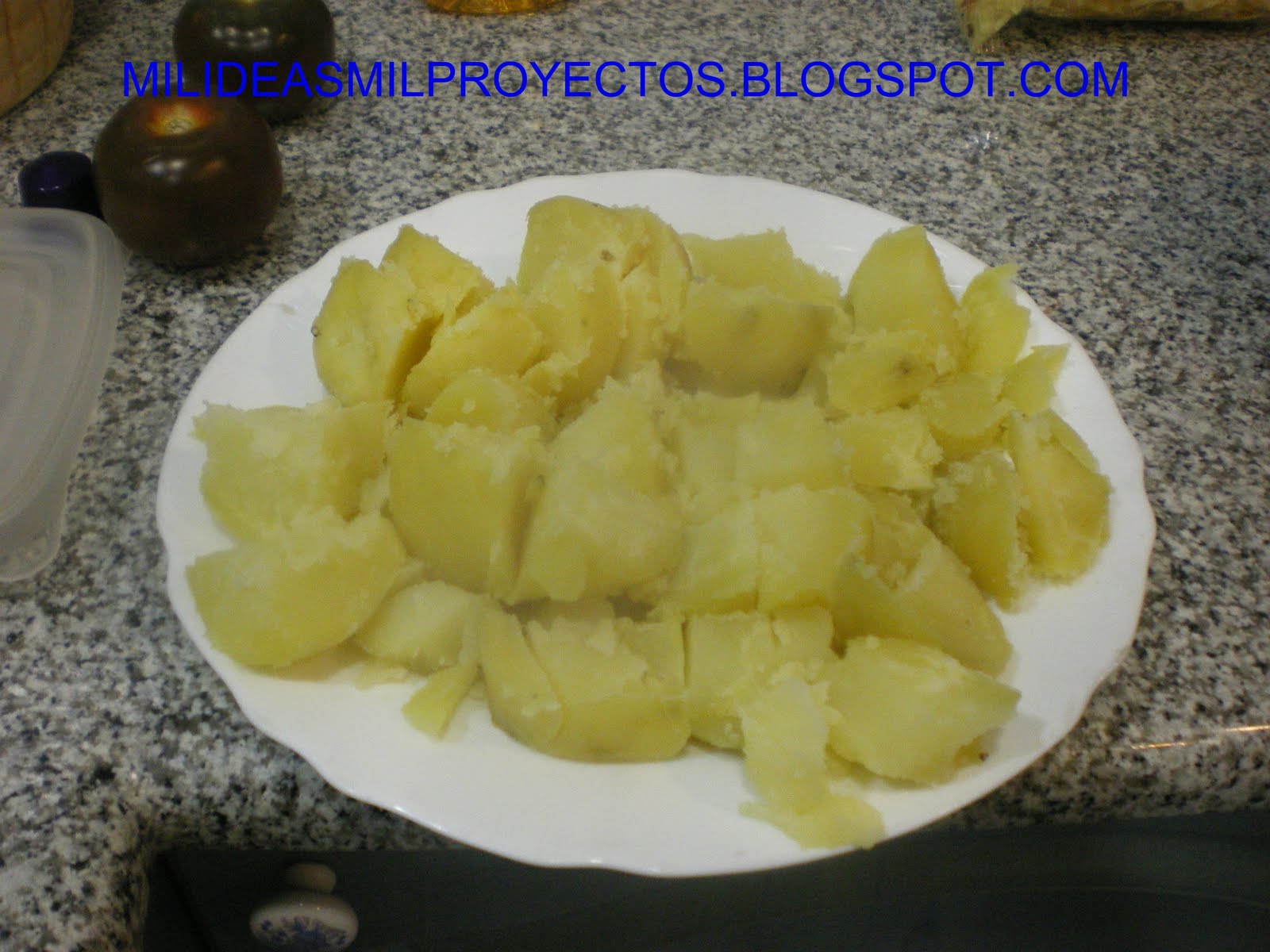 Papas con pollo - Mil ideas, mil proyectos