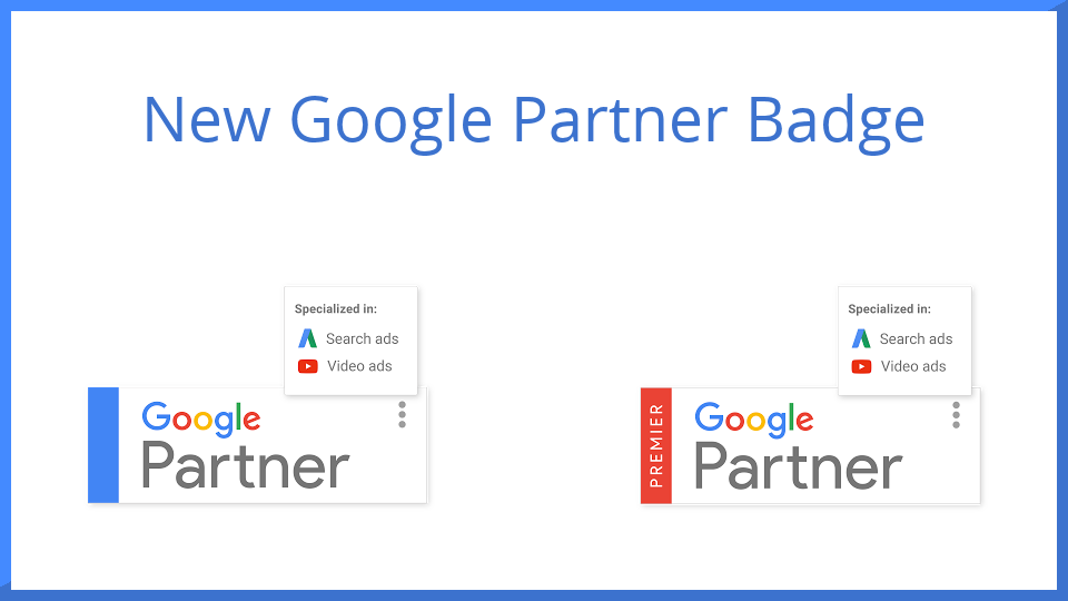 Google Partner: Neues Logo mit Spezialisierungen - Unternehmensleistung ...