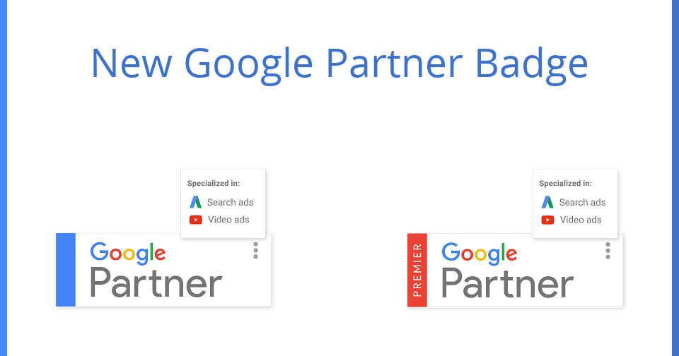 Google Partner: Neues Logo mit Spezialisierungen - Unternehmensleistung ...