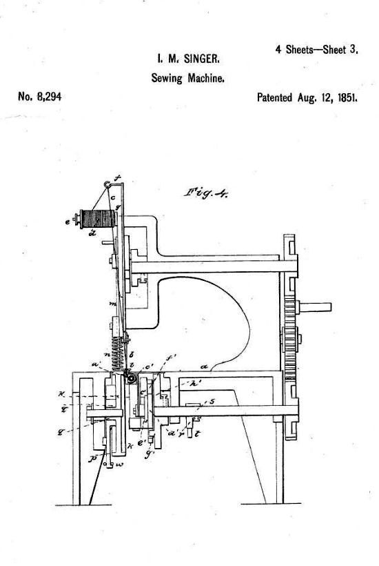 Singer Sewing Machine Diagram