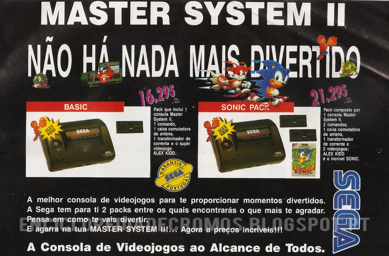 Enciclopédia de Cromos: Master System II (1992)