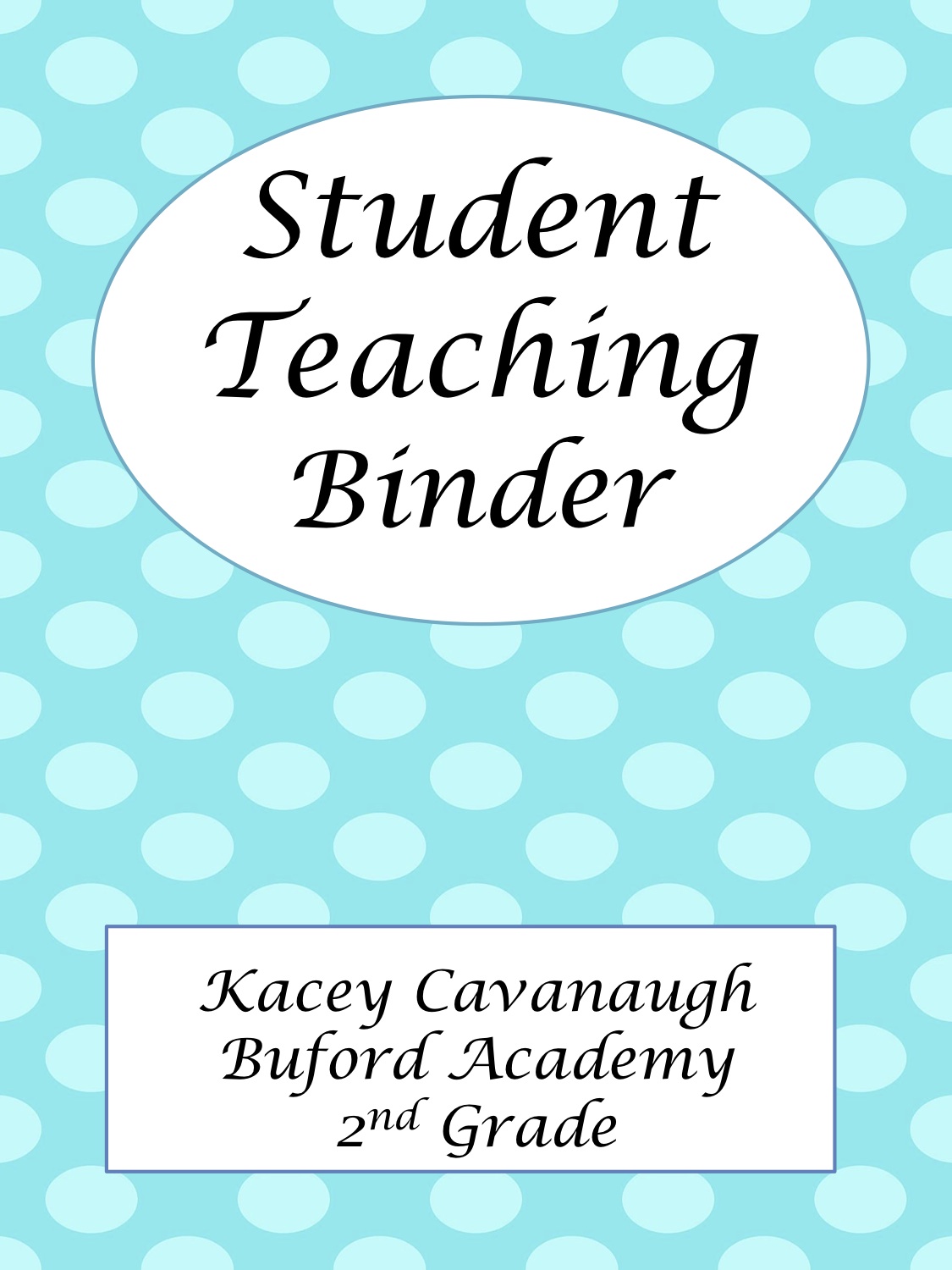 Spreading the Love : Binder Cover! {Freebie}