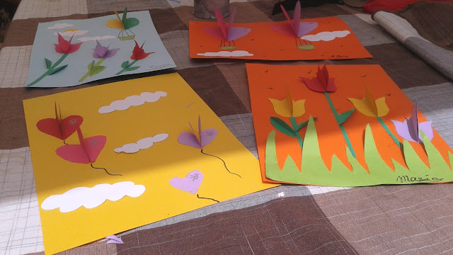 Se me va el baifo: Dibujos en 3D con cartulinas