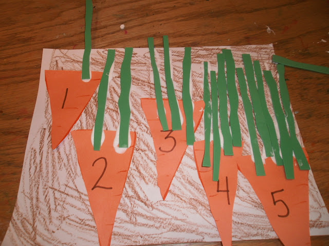 Little Sprouts by Lindsay: Preschool Carrot Patch Math Activity