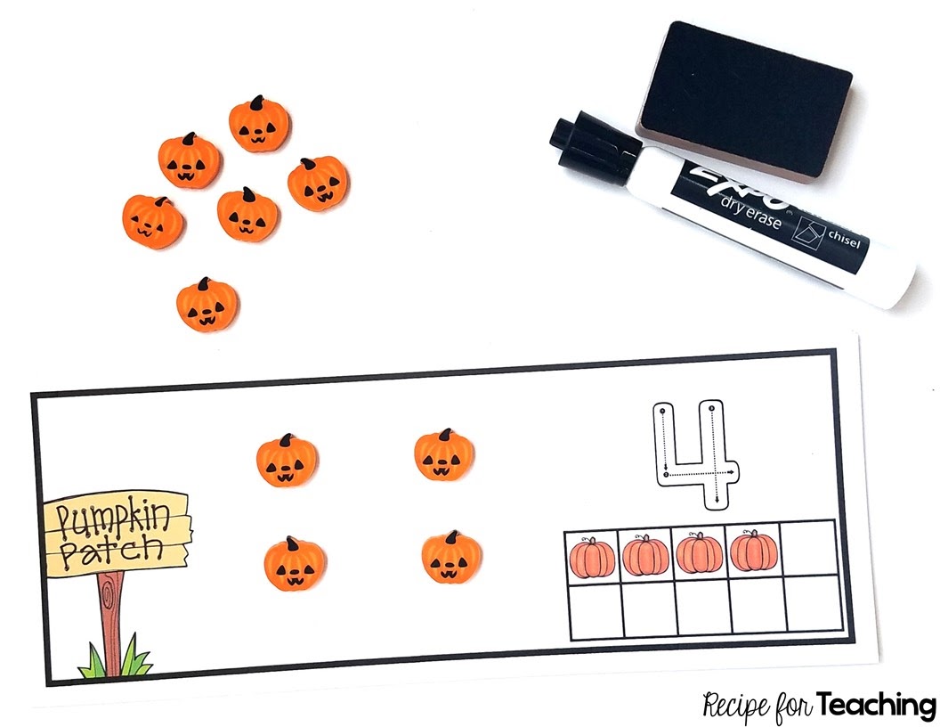 Counting Pumpkins - Recipe for Teaching