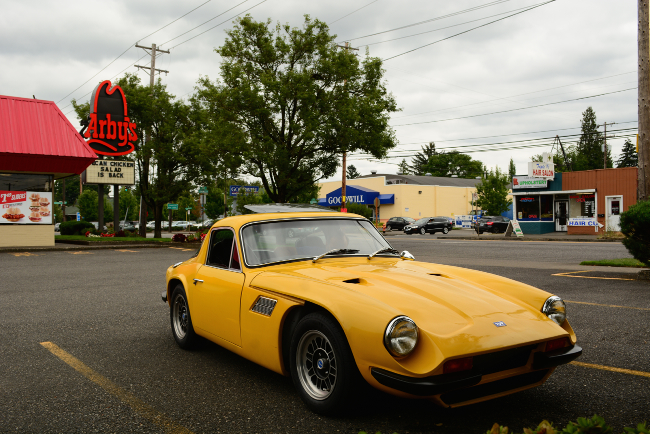 OLD PARKED CARS.: 1974 TVR 2500M.