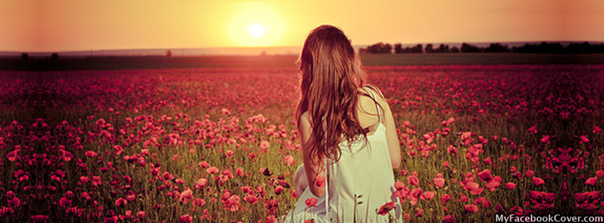 Girl In Sunset Facebook Photography Covers - Facebook Covers, FB Cover ...