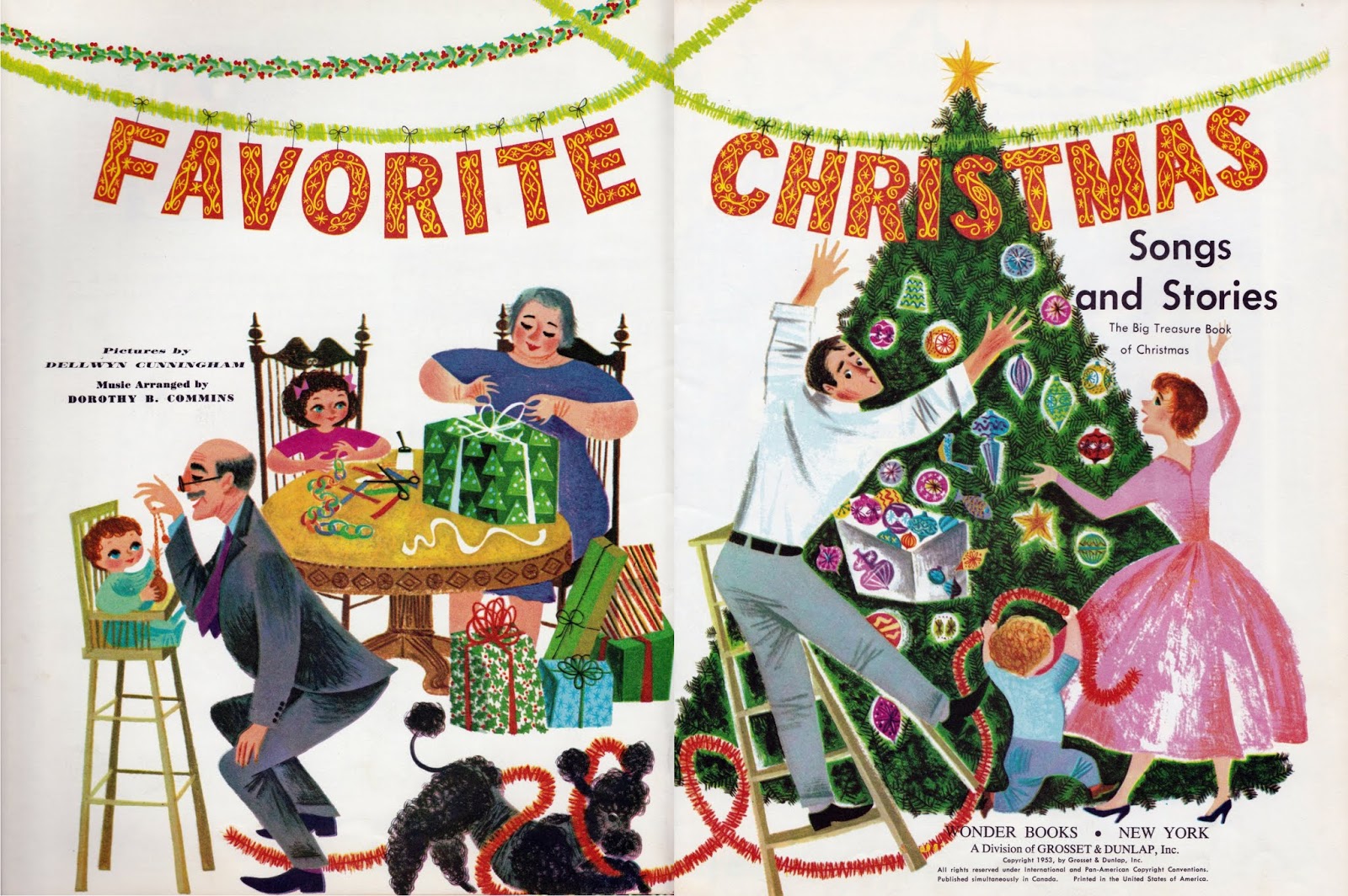My Retro Reads: "Favorite Christmas Songs and Stories" illustrated by ...