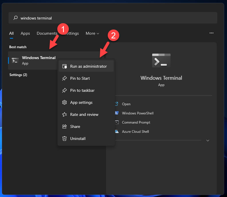 Cara Membuka Windows Terminal di Windows 11