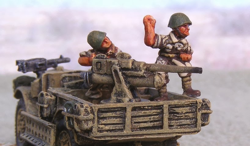 Miniature Soldiers: WWII Italian Auto Sahariana in North Africa, FOW
